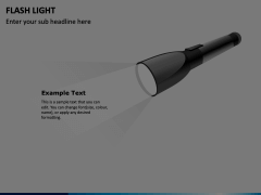 Flashlight/Torch PowerPoint and Google Slides Template - PPT Slides