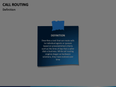 Call Routing PowerPoint and Google Slides Template - PPT Slides