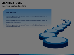 Stepping Stones PowerPoint and Google Slides Template - PPT Slides