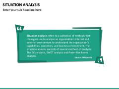 Situation Analysis PowerPoint Template | SketchBubble