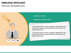 Employee Spotlight PowerPoint Template | SketchBubble