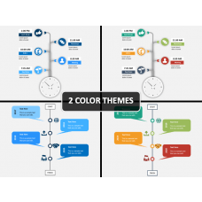 Parallel Timeline PowerPoint Template - PPT Slides | SketchBubble
