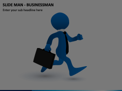 Slide Man (3D Man) - Business for PowerPoint and Google Slides