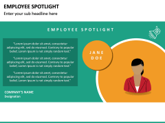 Employee Spotlight PowerPoint Template | SketchBubble