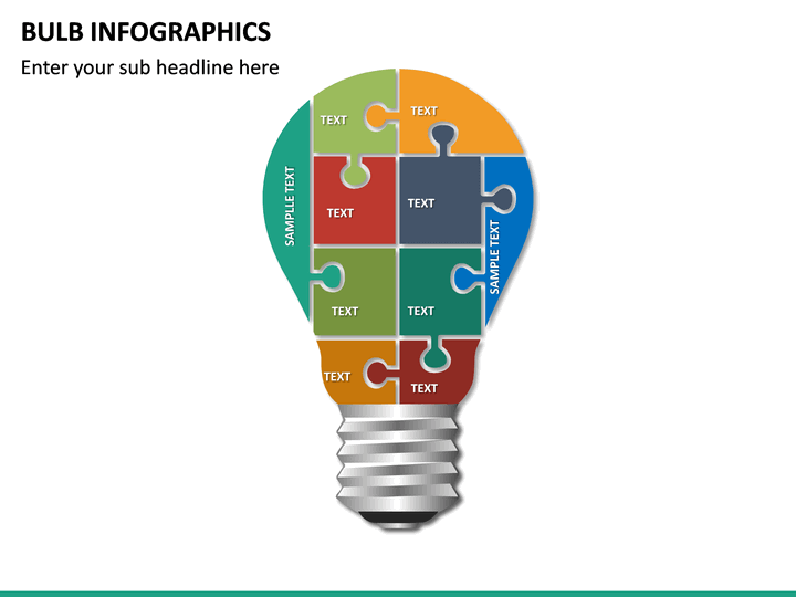 Bulb Infographics PowerPoint Template | SketchBubble
