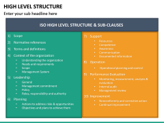 High Level Structure PowerPoint Template | SketchBubble