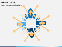 Group Circle (Circular People) PowerPoint and Google Slides Template ...