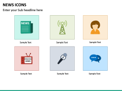 News Icons PowerPoint Template | SketchBubble