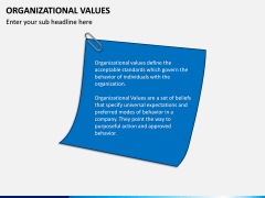 Organizational Values PowerPoint Template | SketchBubble