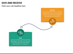 Give and Receive PowerPoint Template | SketchBubble