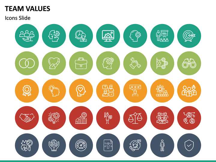Team Values PowerPoint Template | SketchBubble
