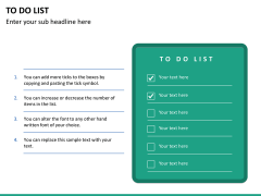 To Do List PowerPoint Template | SketchBubble
