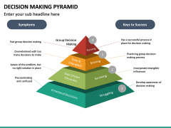 Decision Making Pyramid PowerPoint Template | SketchBubble