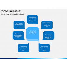 Septagon - 7 Stages PowerPoint Slide