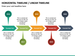 Horizontal Timeline PowerPoint Template | SketchBubble