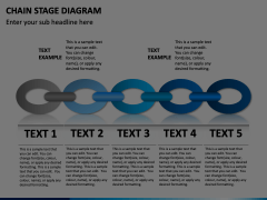 Chain Stage Diagram for PowerPoint and Google Slides - PPT Slides