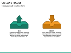 Give and Receive PowerPoint Template | SketchBubble