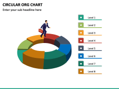 Circular ORG Chart PowerPoint Template | SketchBubble