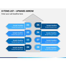 8 Items Bullet List PowerPoint Presentation Slides - PPT Template