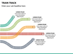 Train Track PowerPoint Template | SketchBubble