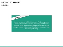 Record to Report PowerPoint Template | SketchBubble