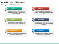 Qualities of Leadership PowerPoint Template | SketchBubble