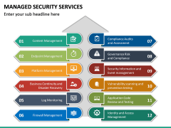 Managed Security Services PowerPoint Template | SketchBubble