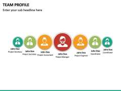 Team Profile PowerPoint Template | SketchBubble