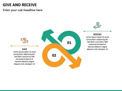 Give and Receive PowerPoint Template | SketchBubble
