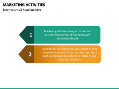 Marketing Activities PowerPoint Template | SketchBubble
