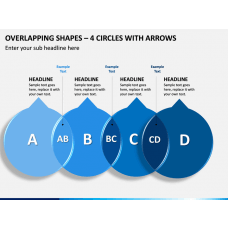 4 Overlapping Shapes PowerPoint Presentation Slides - PPT Template