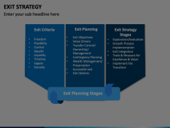 Exit Strategy PowerPoint and Google Slides Template - PPT Slides