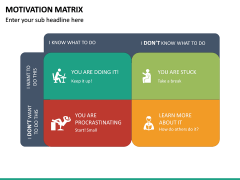 Motivation Matrix PowerPoint Template | SketchBubble