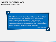 School Culture PowerPoint Template | SketchBubble