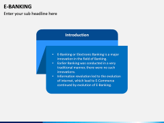 E-Banking PowerPoint Template | SketchBubble