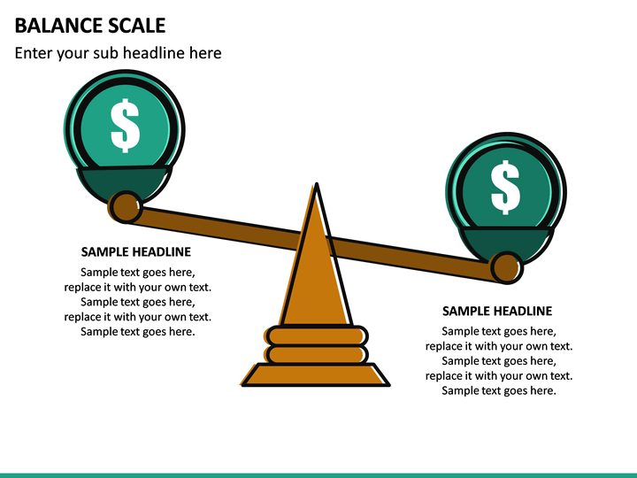 Balance Scale PowerPoint Template | SketchBubble