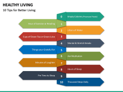 Healthy Living PowerPoint Template | SketchBubble