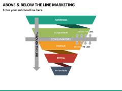 Above and Below the Line Marketing PowerPoint Template | SketchBubble