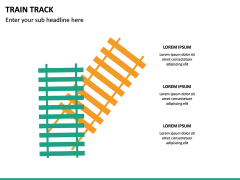 Train Track PowerPoint Template | SketchBubble
