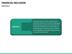 Financial Inclusion PowerPoint Template | SketchBubble