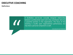 Executive Coaching PowerPoint Template | SketchBubble