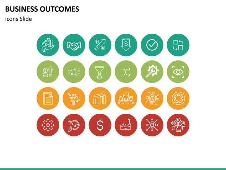 Business Outcomes PowerPoint Template | SketchBubble