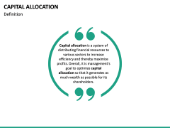 Capital Allocation PowerPoint Template | SketchBubble
