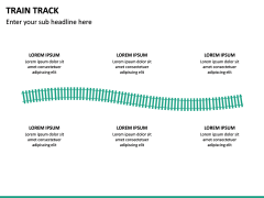 Train Track PowerPoint Template | SketchBubble