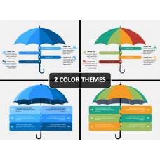Umbrella Chart PowerPoint Template