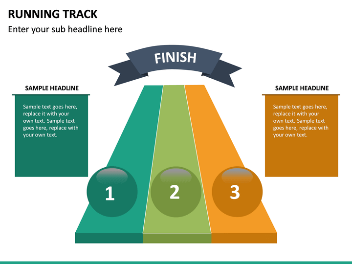 Running Track PowerPoint Template | SketchBubble