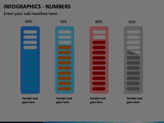 Infographics Numbers for PowerPoint and Google Slides - PPT Slides