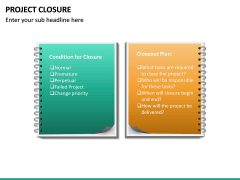 Project Closure PowerPoint Template | SketchBubble