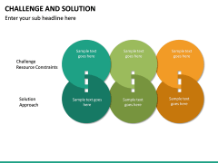 Challenge and Solution PowerPoint Template | SketchBubble
