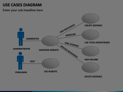 Use Cases Diagram for PowerPoint and Google Slides - PPT Slides